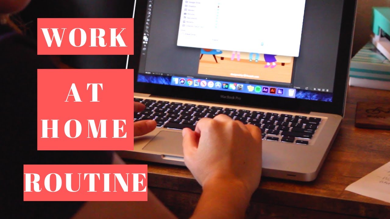 My Work-from-Home Routine | 9-5 Workday - YouTube