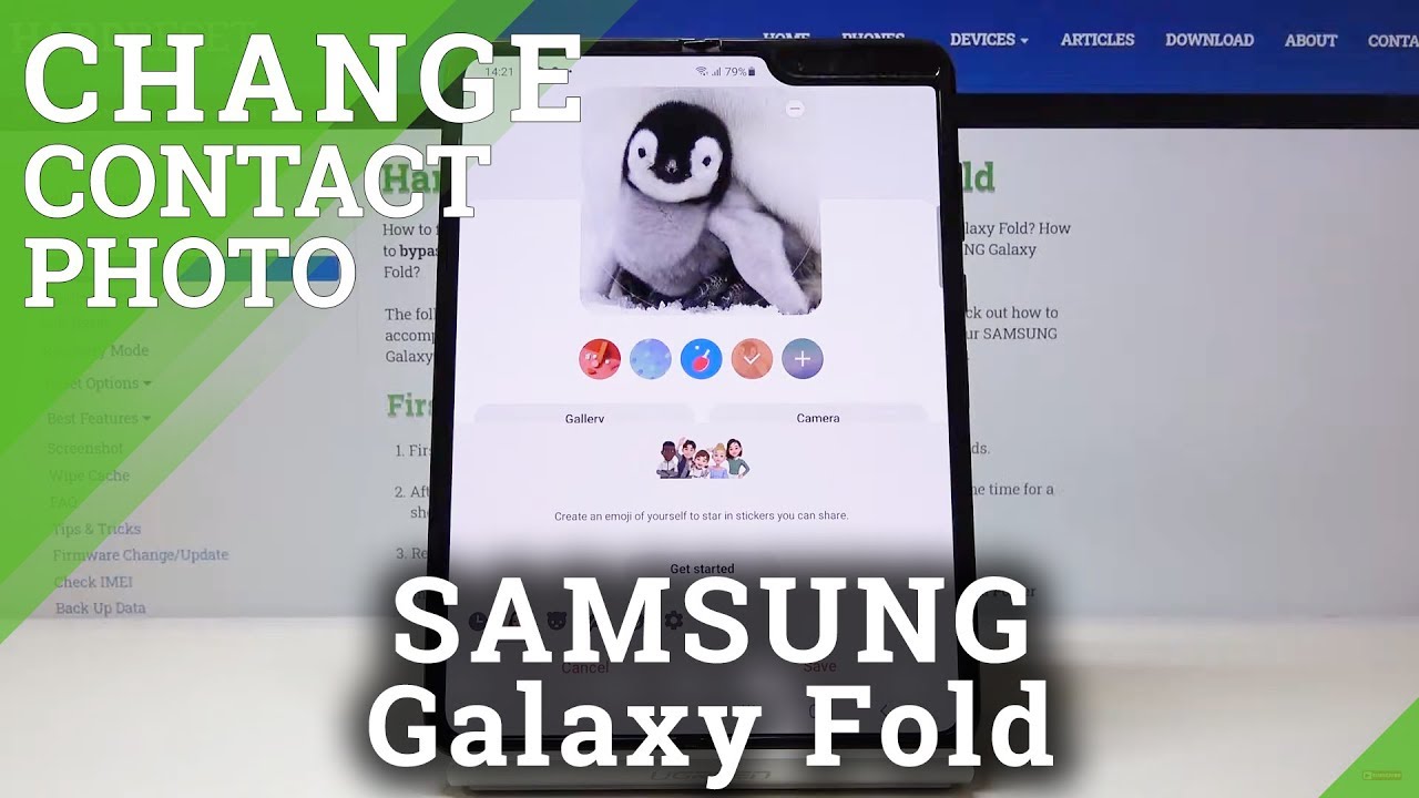 How to Add Photo to Contact in SAMSUNG Galaxy Fold – Personalize ...