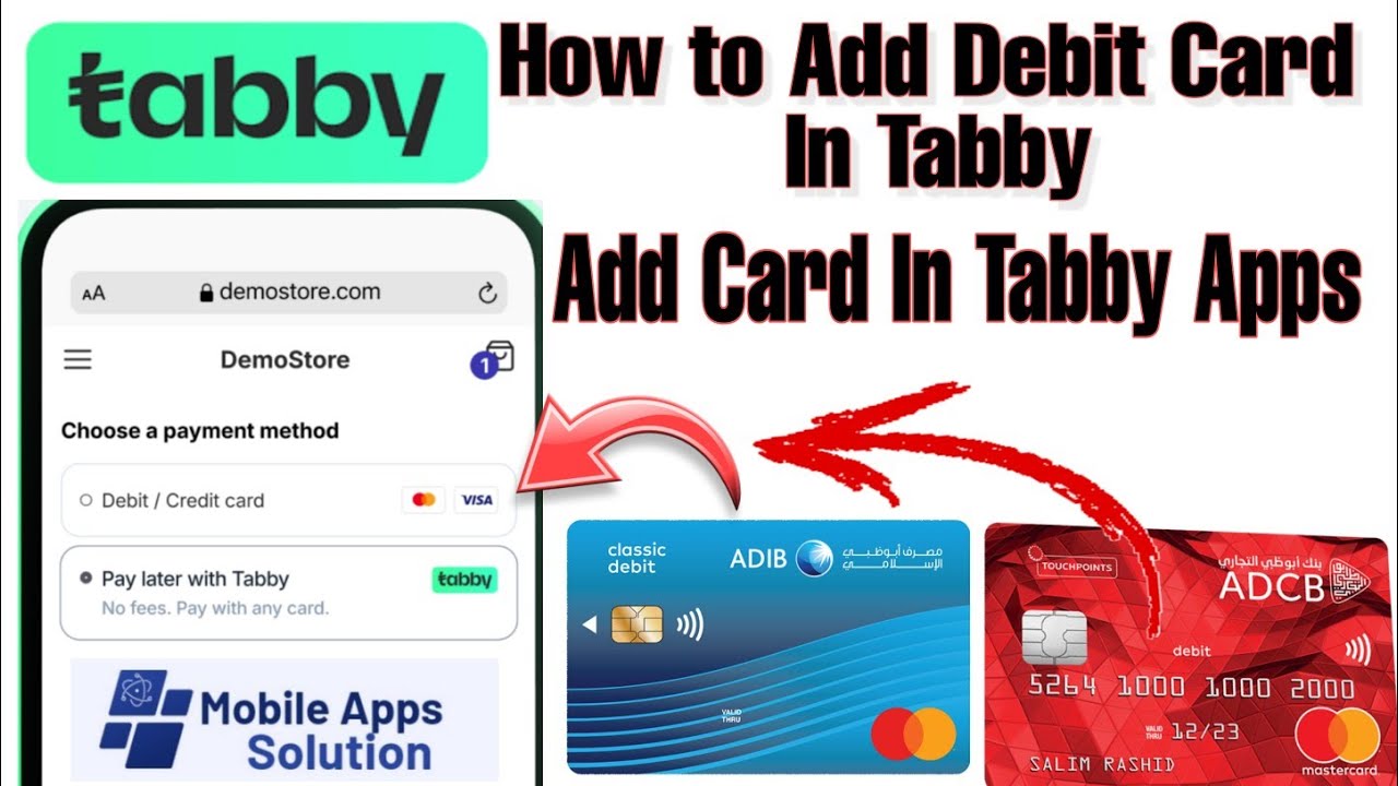 How To Add Debit Card In Tabby | Tabby Card | How to Add Card in Tabby ...