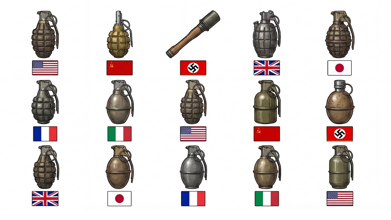 Every Type of WW2 Grenade Explained in 9 Minutes - YouTube