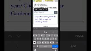 HTML Injection on Nation Gardening Association (garden.org) || #shorts #youtubeshorts