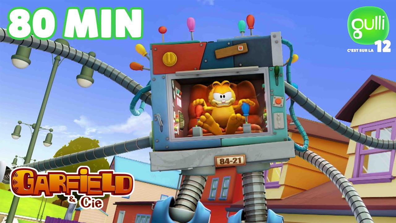 GARFIELD et sa MACHINE arrivent en ville pour les FÊTES ! 🤖😂 GARFIELD ...