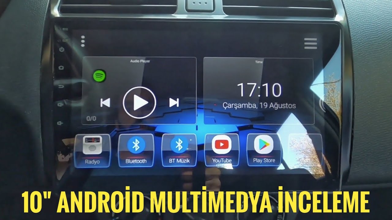 10 İnç Android Multimedya Tanıtımı | Android Multimedya Kullanımı - YouTube