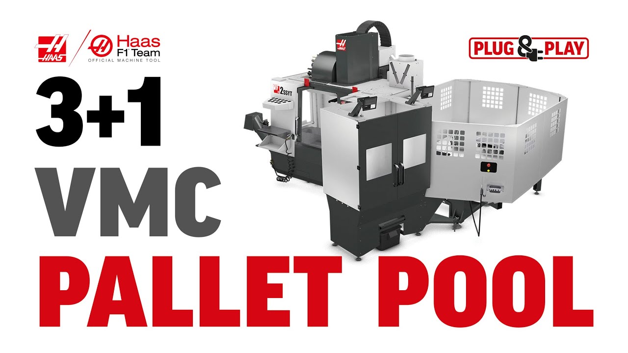 The Haas VMC Pallet Pool Haas Automation - YouTube