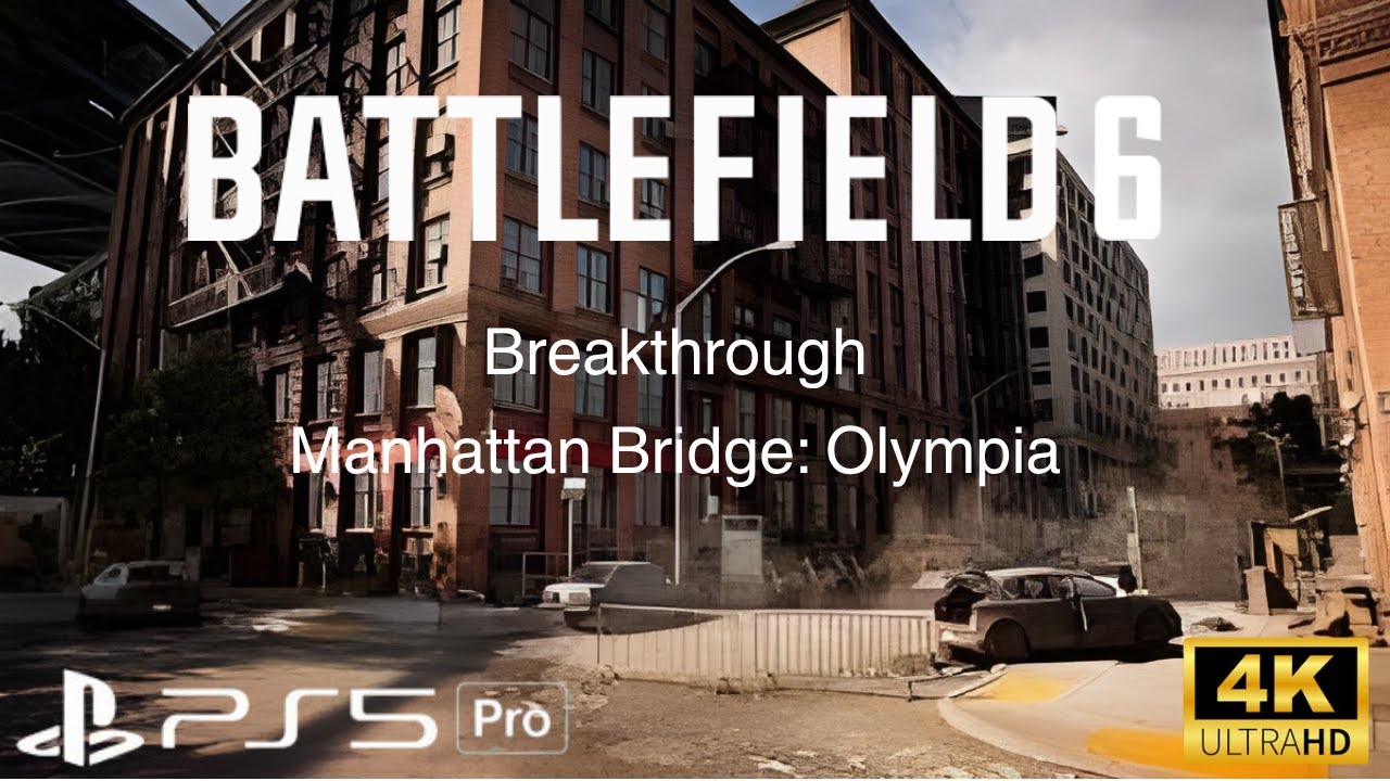 Battlefield 6 Breakthrough Gameplay on Manhattan Bridge: Olympia | PS5 ...