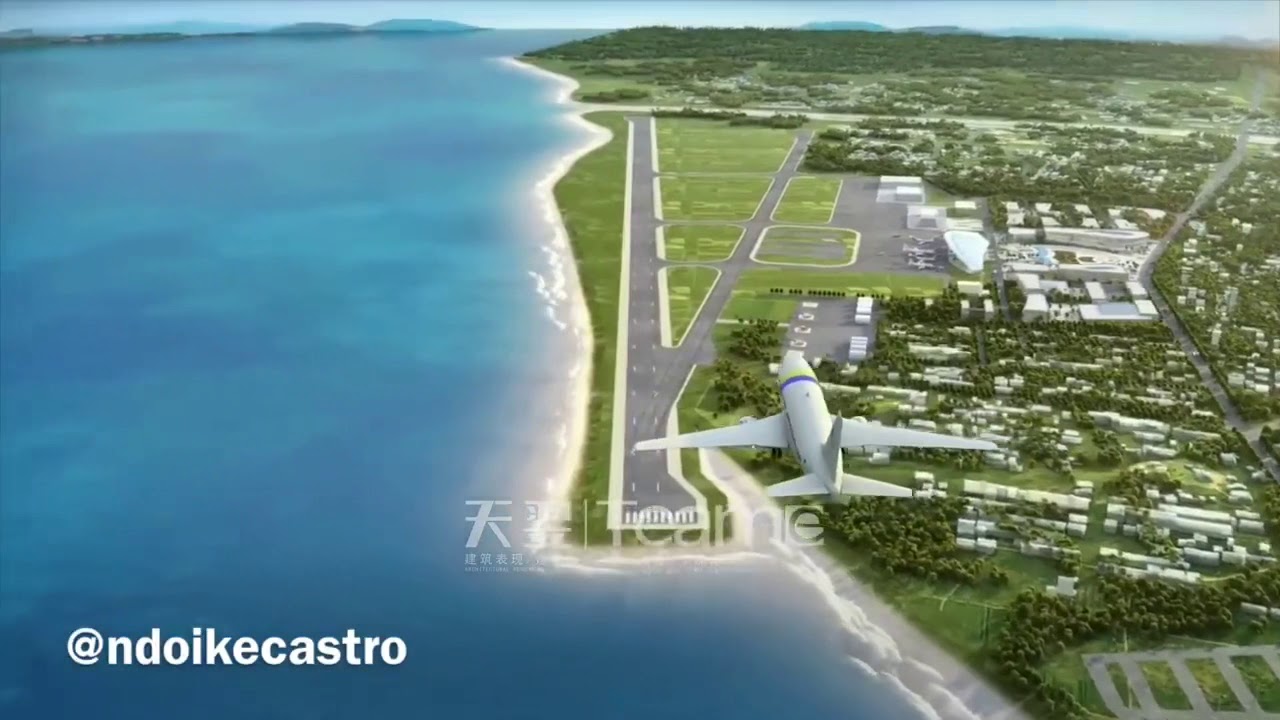 3D Architectural of Nicolau lobato international AirPort in Timor leste ...