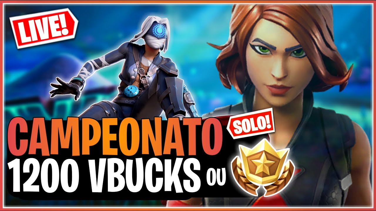 LIVE DE FORTNITE AO VIVO | SALA PERSONALIZADA VALENDO VBUCKS | OUTFIT ...