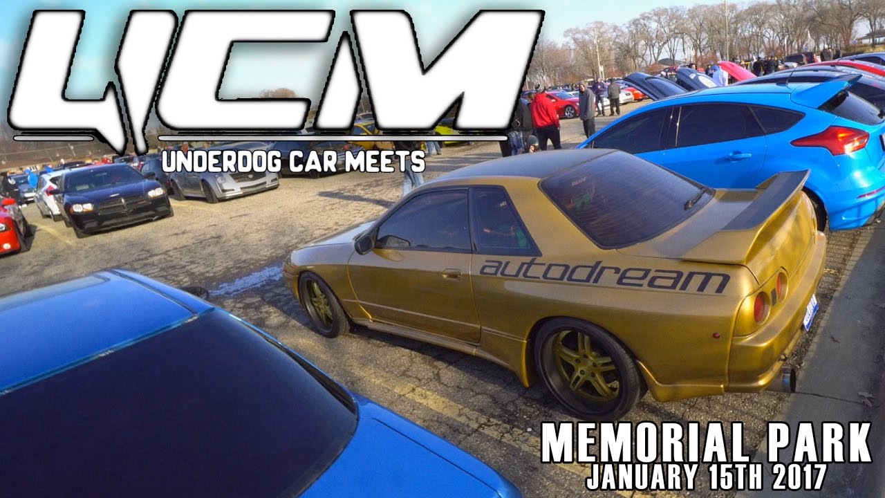 UCM Memorial Park Car Meet! 1-15 -2017 - YouTube