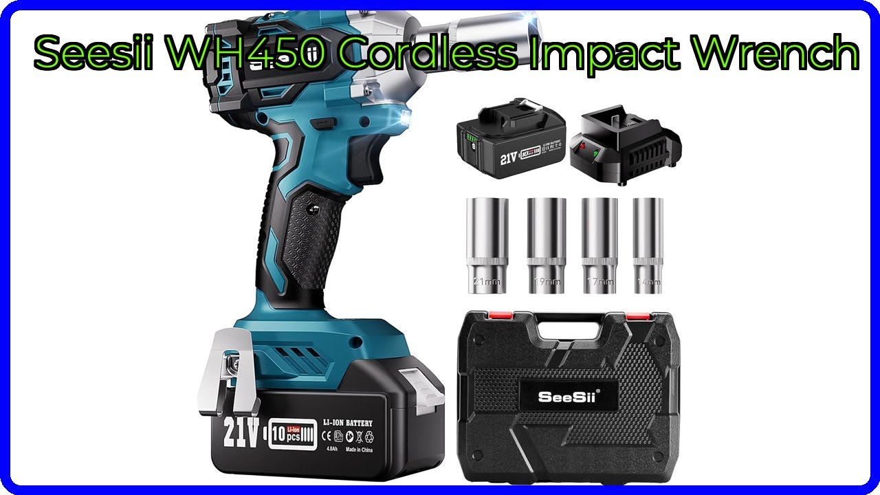REVIEW (2026): Seesii WH450 Cordless Impact Wrench. ESSENTIAL details ...