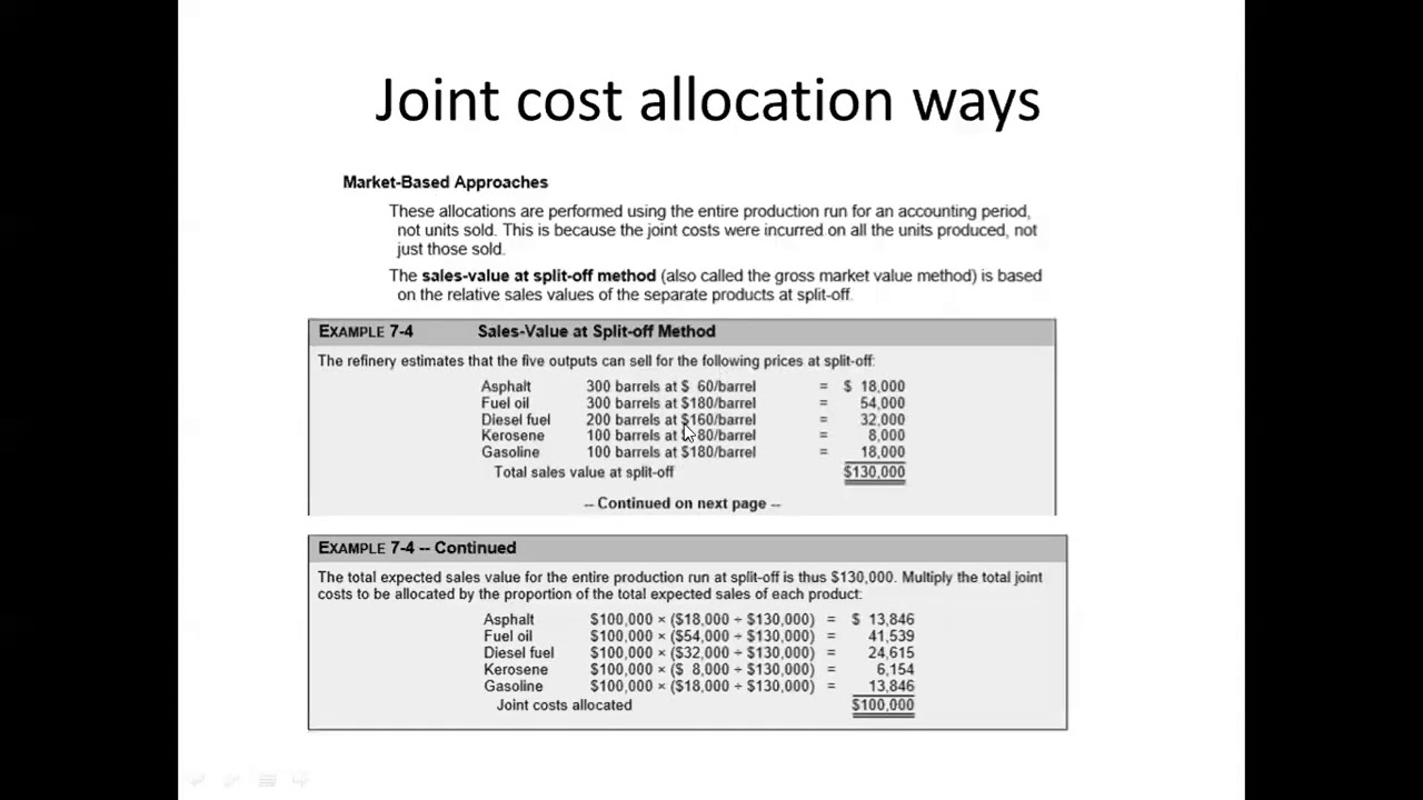 lecture 8 (joint cost allocation) - YouTube