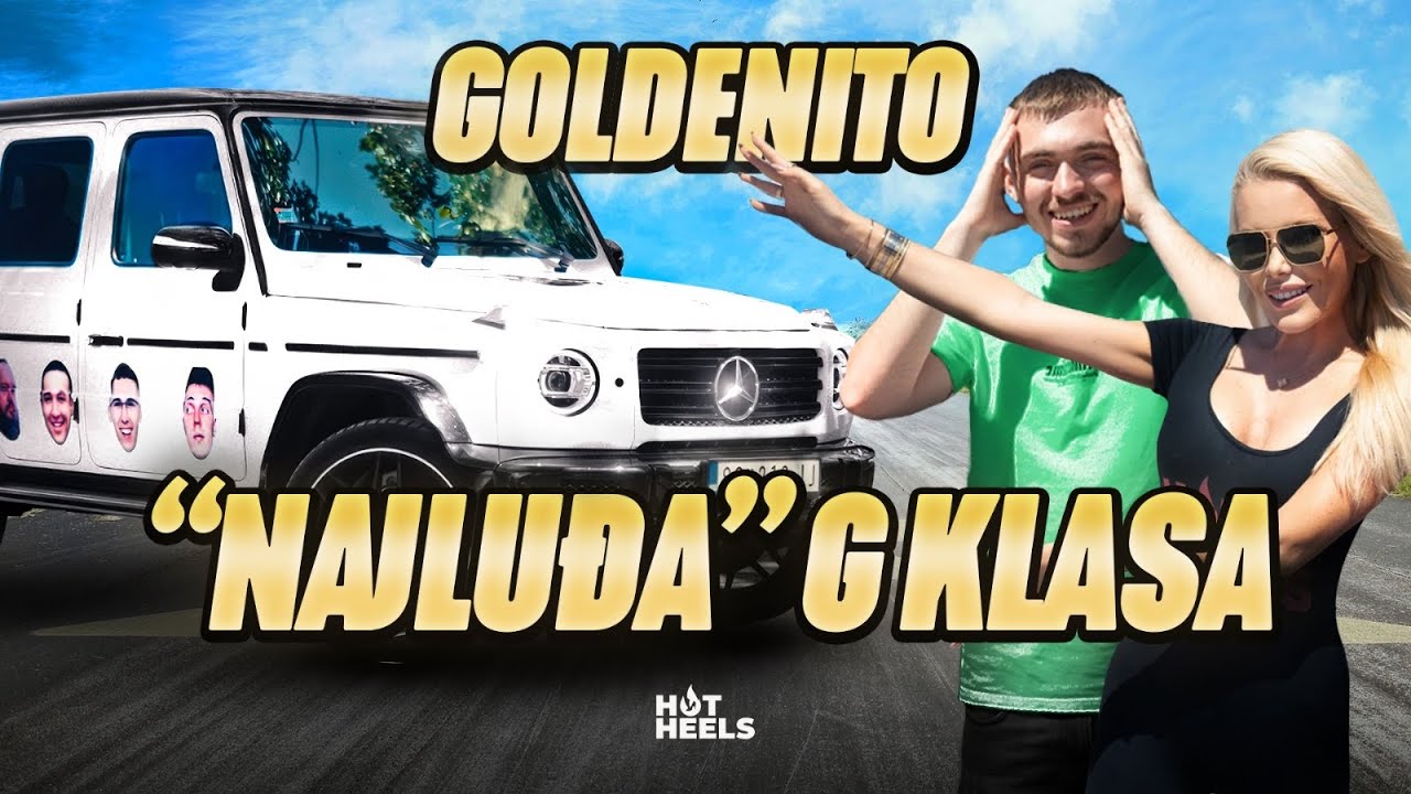 TESTIRAMO GOLDENITOV NOVI AUTO! *Mercedes G klasa* od 150.000€! - YouTube