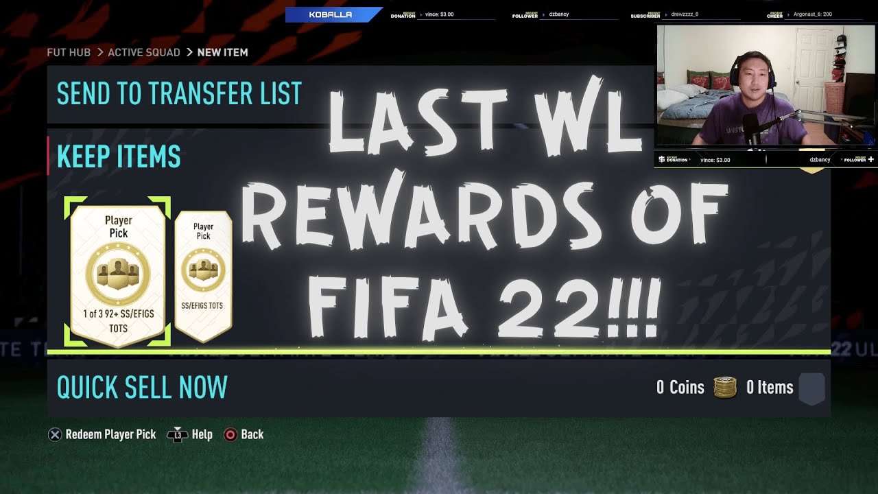 LAST FUT CHAMPS REWARDS OF FIFA 22!!! - YouTube