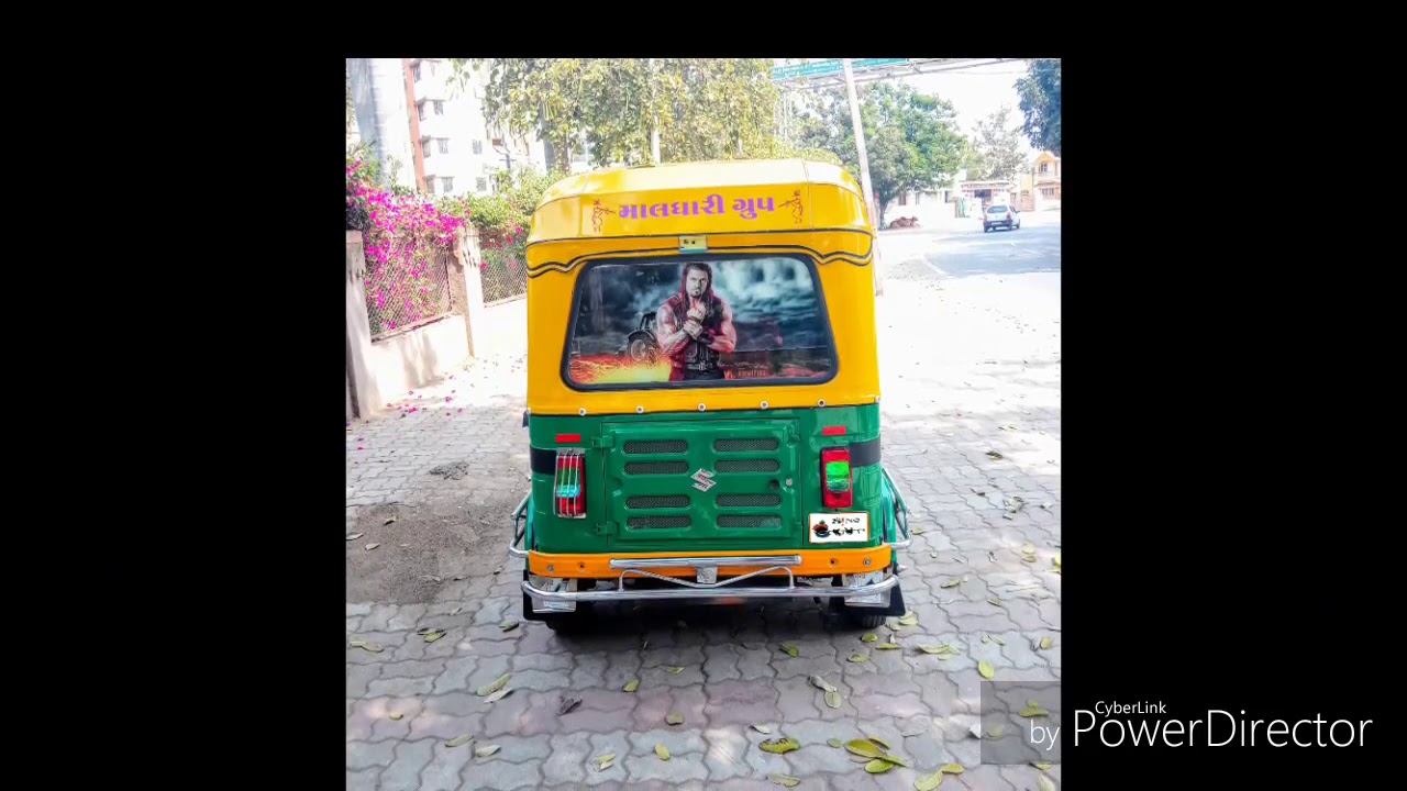 My brothers modified auto rickshaw - YouTube