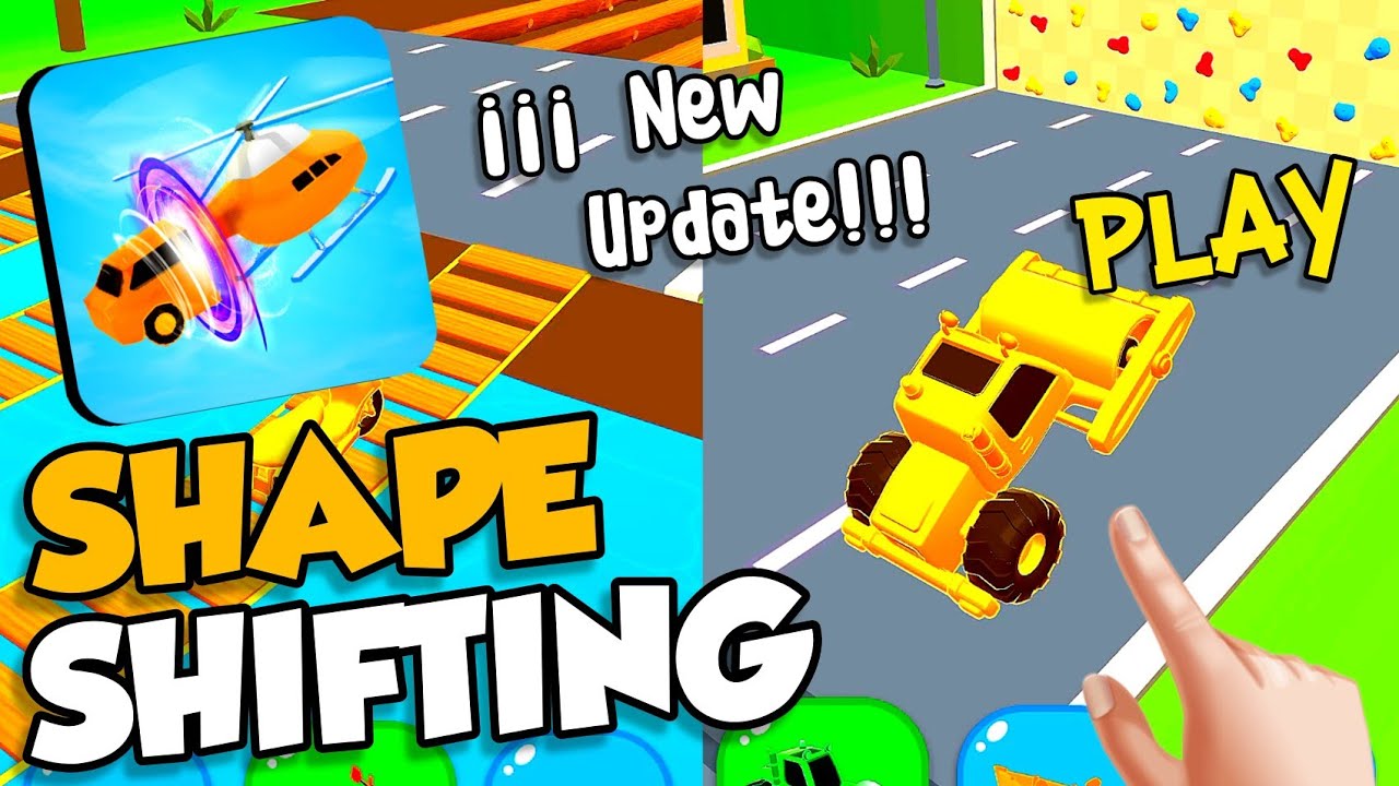 SHAPE SHIFTING 🚁🛶🛵 ALL LEVELS GAMEPLAY WALKTHROUGH/ NEW LEVEL UP! - YouTube