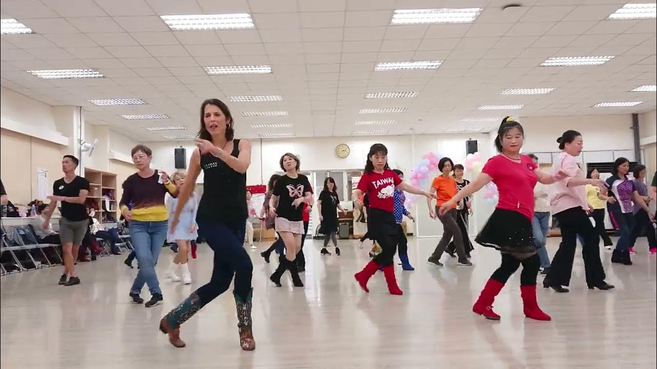 Jukebox line dance: Come Dance with Jo Thompson Szymanski party (Taipei,Taiwan),Dec/04/'24 - YouTube