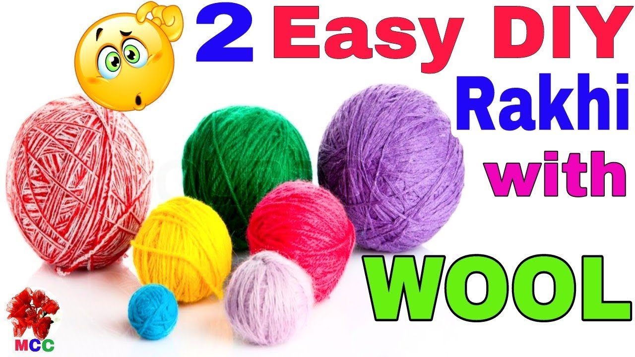 2 DIY Easy Indian Tricolor Fancy Rakhi with Wool| How to make Rakhi|# ...