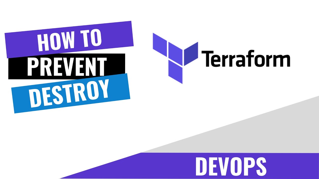 HOW TO PREVENT DESTROY ON TERRAFORM - YouTube