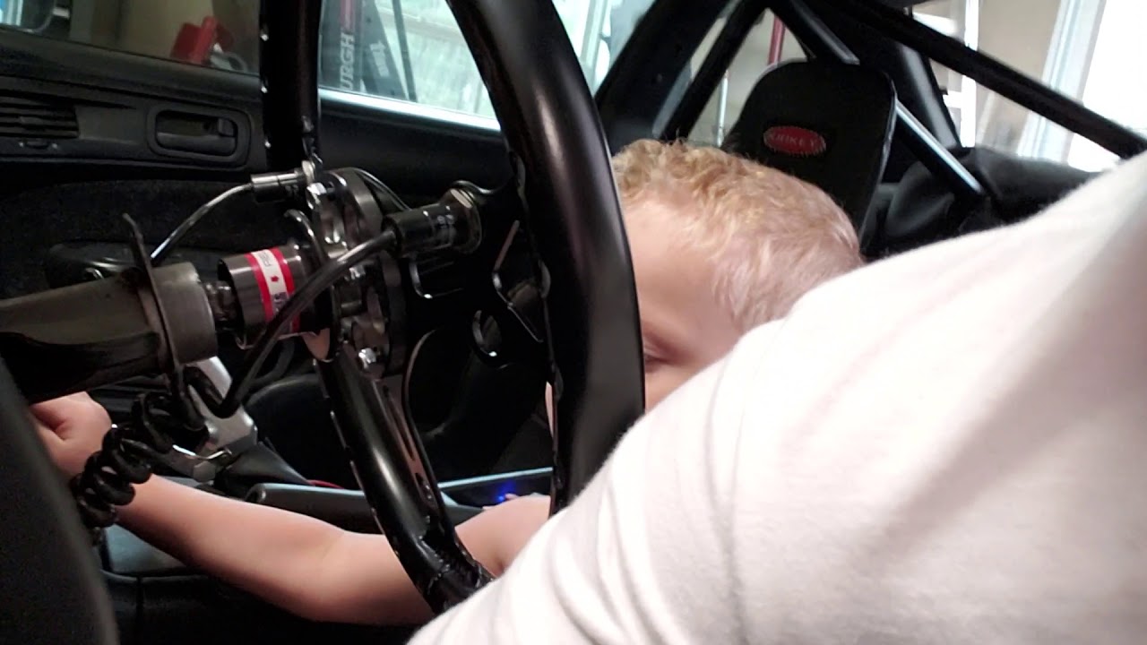 Andrew starting the racecar - YouTube