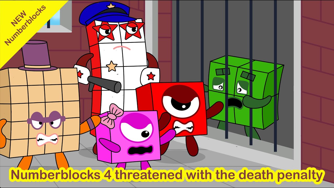 Numberblocks 4 threatened with the death penalty | Numberblocks Fanmade ...
