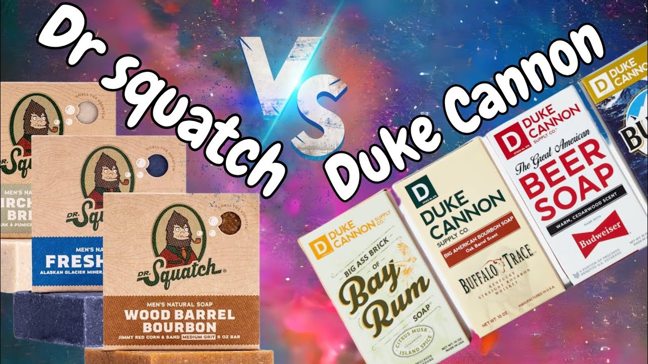 Dr squatch vs Duke Cannon | soap brand comparison - YouTube