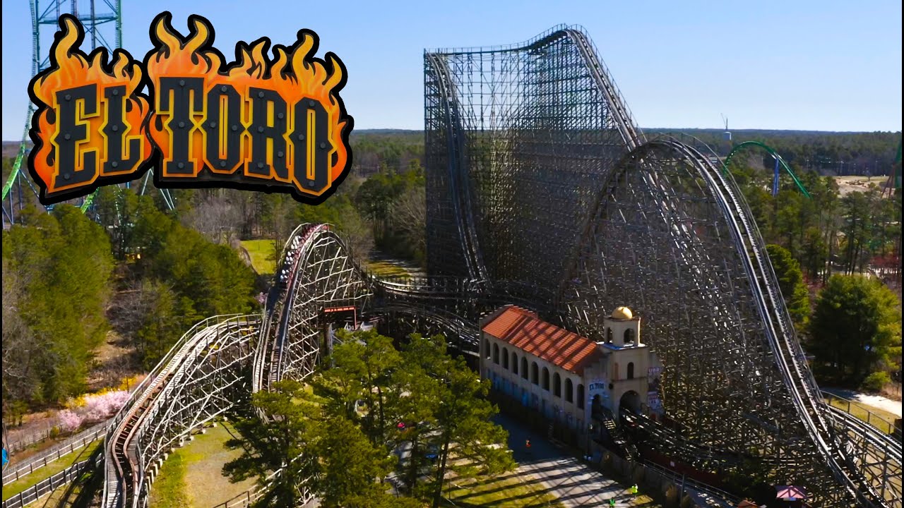 El Toro Exclusive Look | Six Flags Great Adventure's Insane Wooden ...
