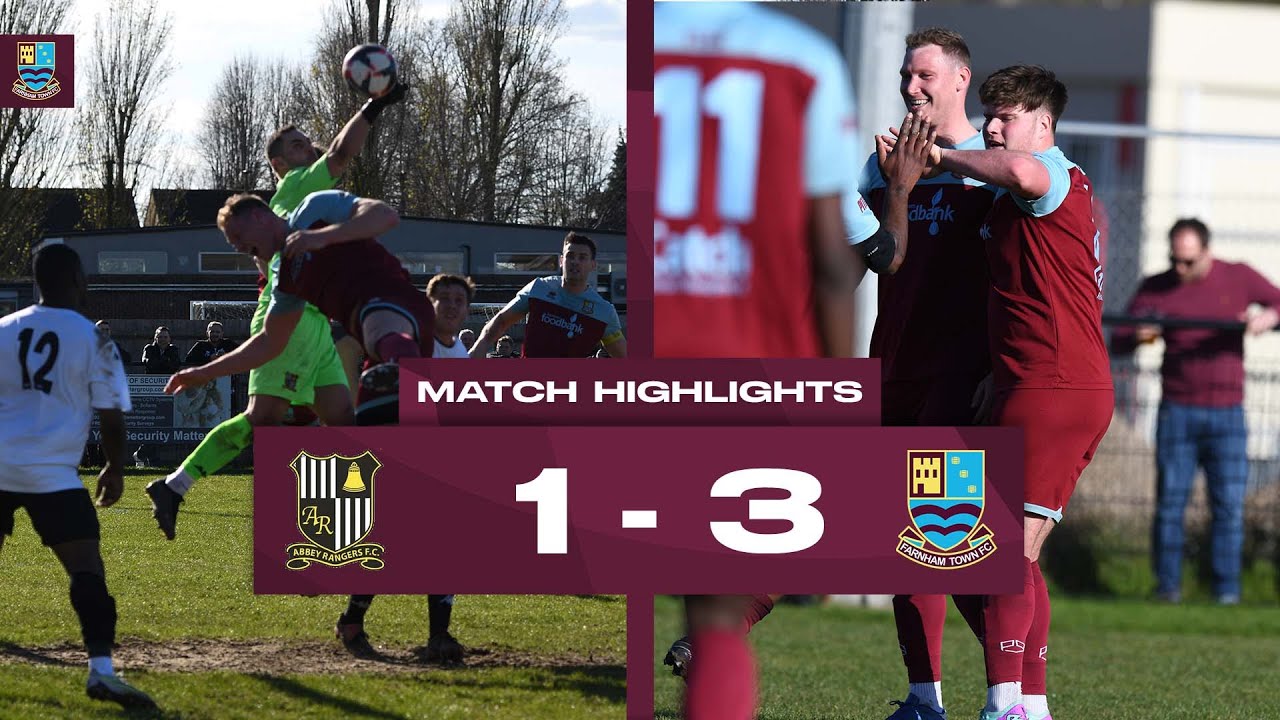 40 Games Unbeaten In Style! | Abbey Rangers vs Farnham Town | Full ...