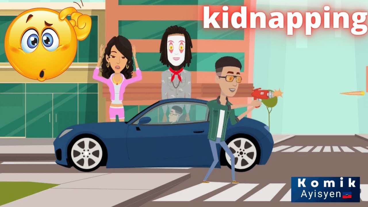 gade kòman bandi kidnape yon jenn Fi /dessin anime en creole/Haitian ...