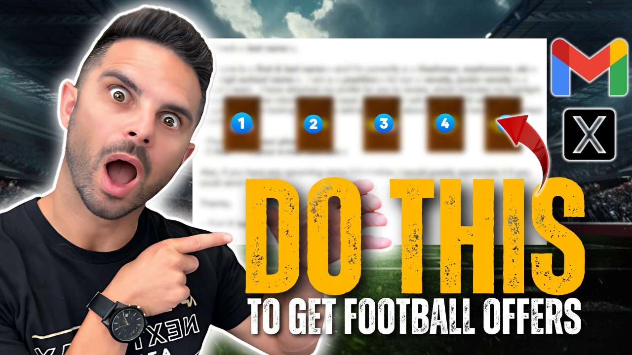 How To Email College Coaches To Get Football Offers (FREE TEMPLATE ...