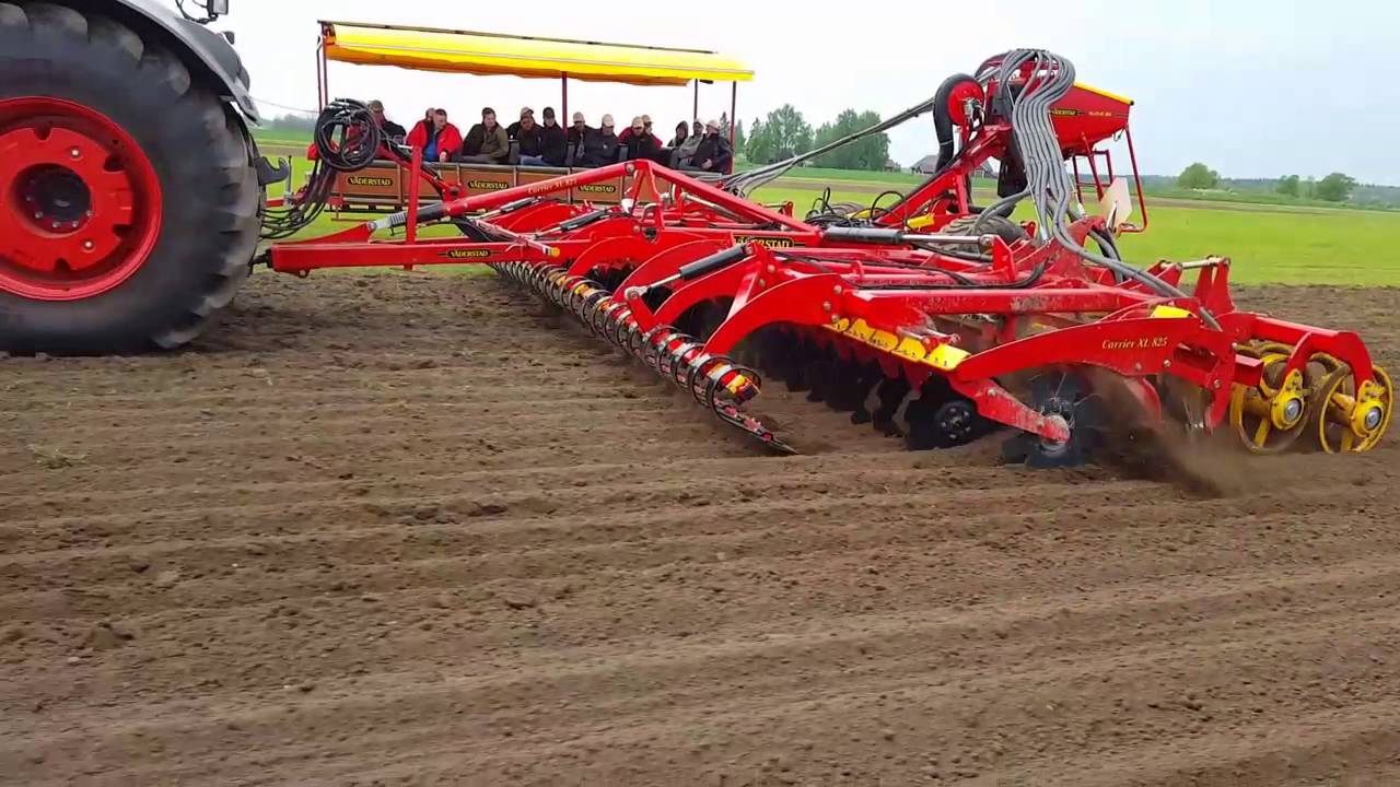 Väderstad Carrier XL med BioDrill - YouTube