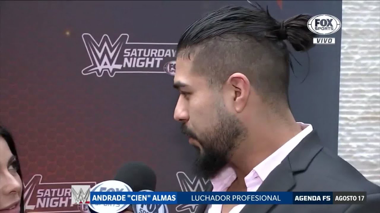 Andrade Cien Almas se prepara para su combate en SummerSlam - YouTube