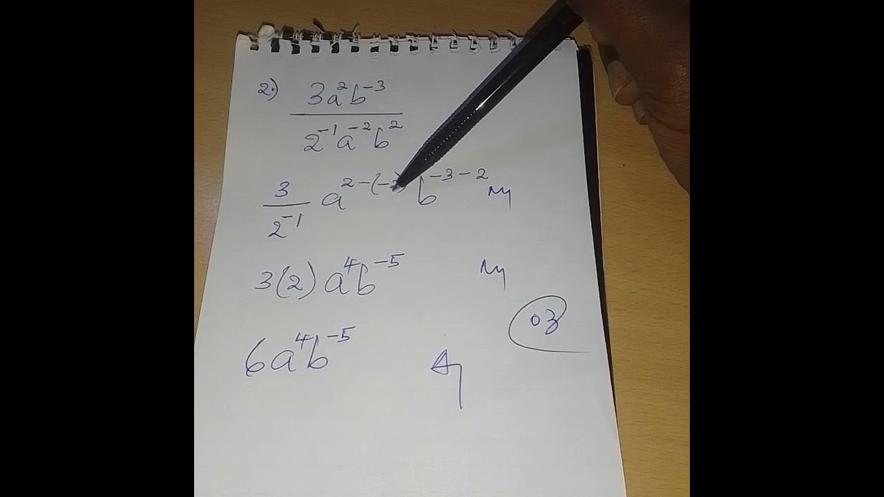 KCSE MATHS 2023 PP1 - INDICES - YouTube