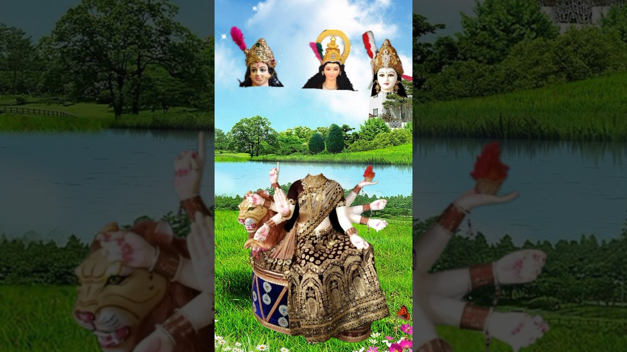 le ke Pooja ki thali jot man ke jagali Teri aarti utaru bholi maa 🙏#maa ...