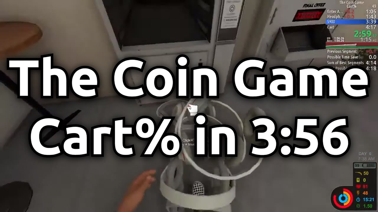 The Coin Game - Cart% speedrun in 3:56 - YouTube