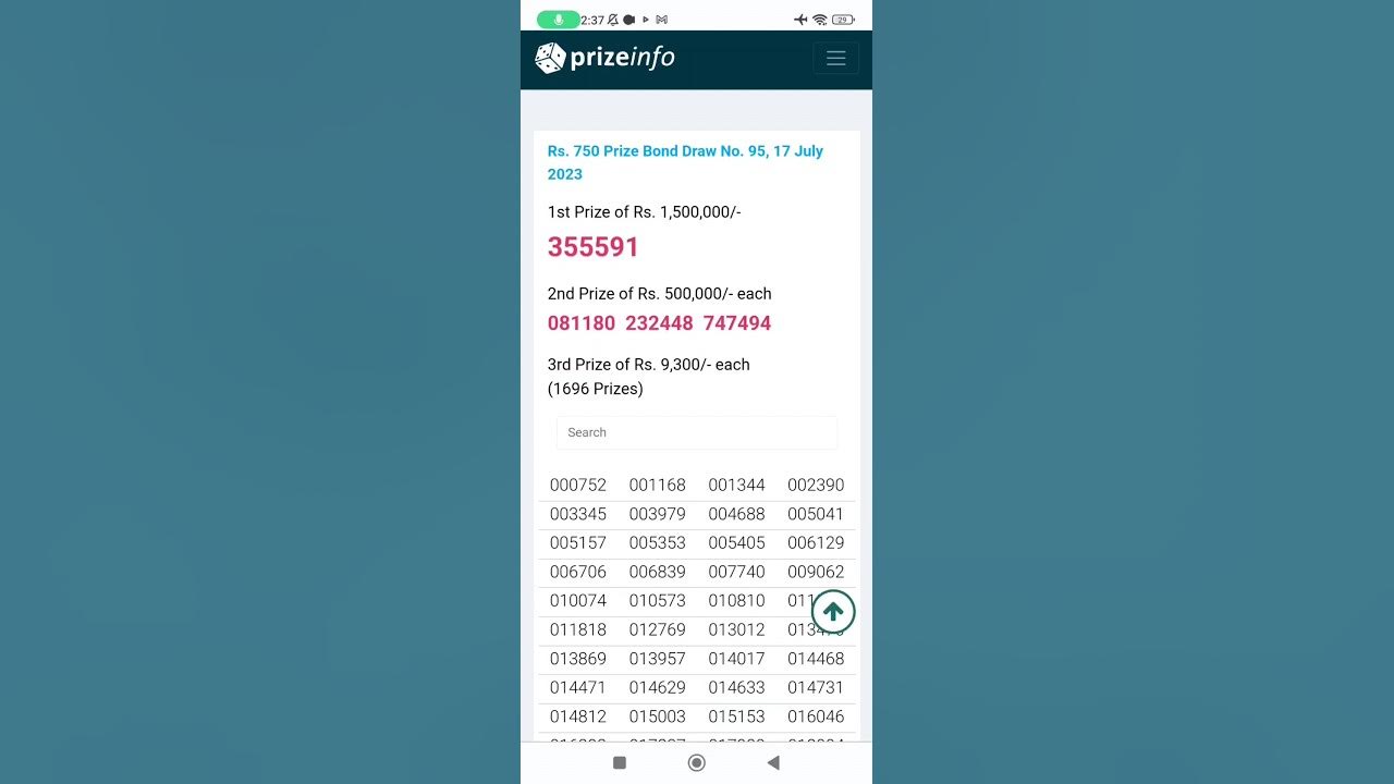 Prize Bond List 750 Online Check 2023 YouTube prize-bond-list-750-online-check-2023-youtube