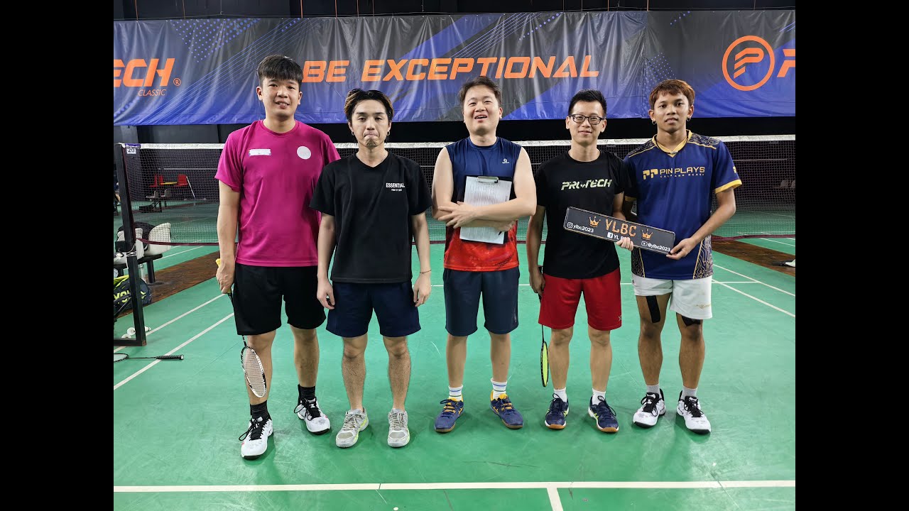 YLBC vs HAPPY BOLA 2nd MEN DOUBLE ( 1/2 ) - YouTube
