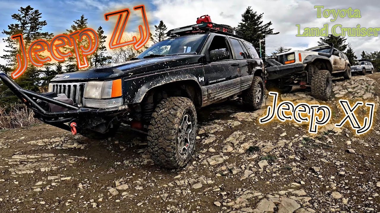 Jeep ZJ | Jeep XJ | Toyota Landcruiser - Alberta offroad - YouTube