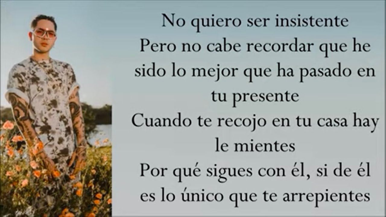 NO FINJAS MÁS (Letra) KENAI ft JD PANTOJA - YouTube