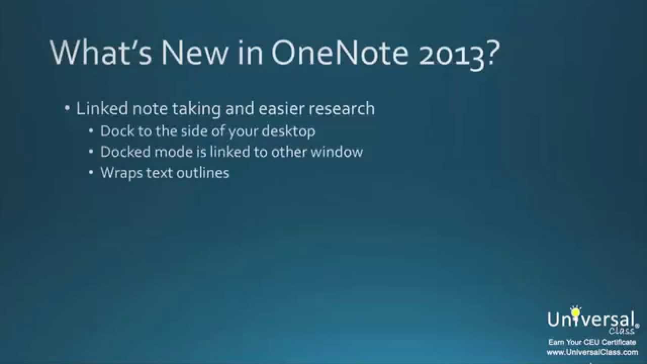 Introduction to OneNote 2013 Tutorial - YouTube