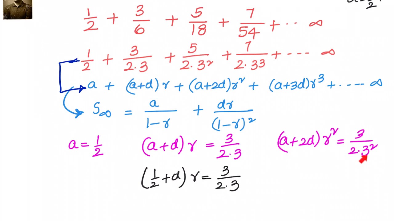 Sequences and series: XI ISC - Infinite Arithmetic Geometric ...