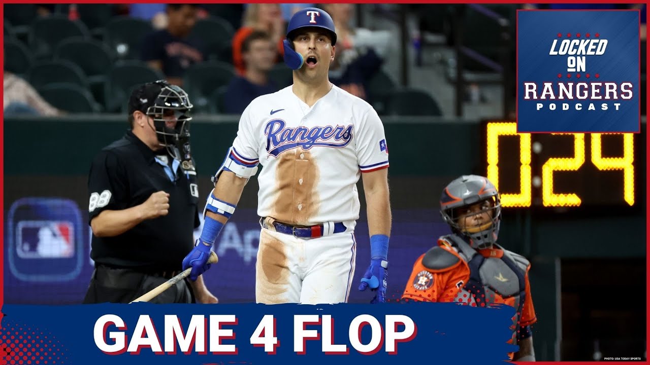 Texas Rangers' bad bullpen shows up in ALCS Game 4 blowout loss to Houston Astros - YouTube