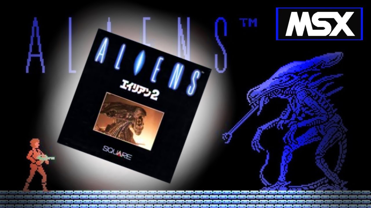 ALIENS [MSX] Squaresoft contro gli Alieni di Cameron e Giger! (Square ...