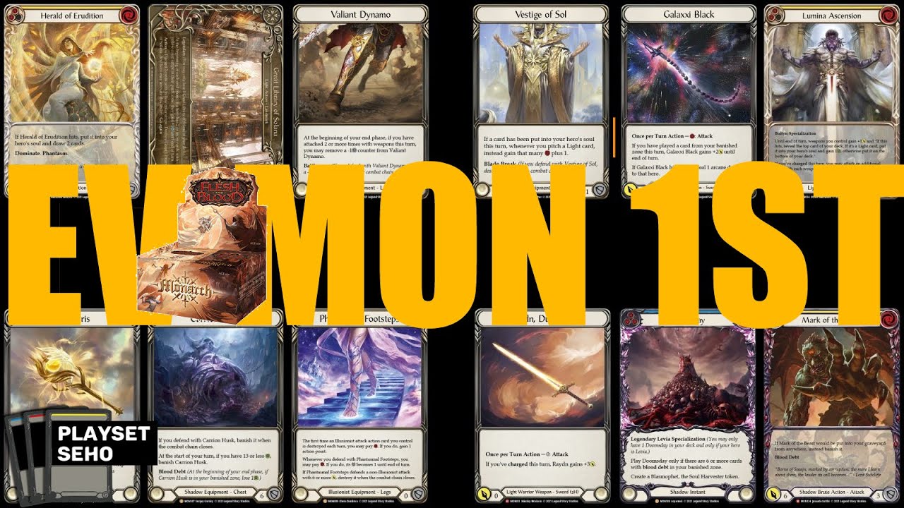 EV MON 1st - flesh and blood tcg expected value MONARCH first edition fabtcg 02/2025 - YouTube