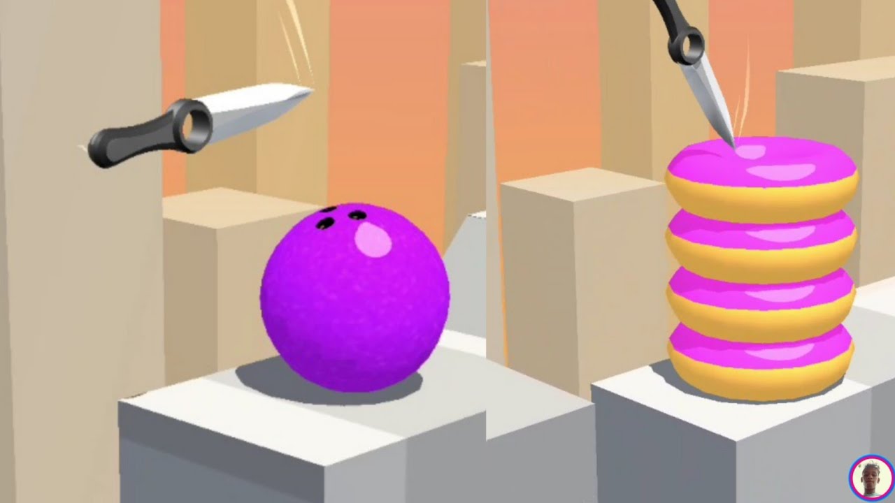 Slice it all! Very satisfying and relaxing ASMR slicing game - YouTube
