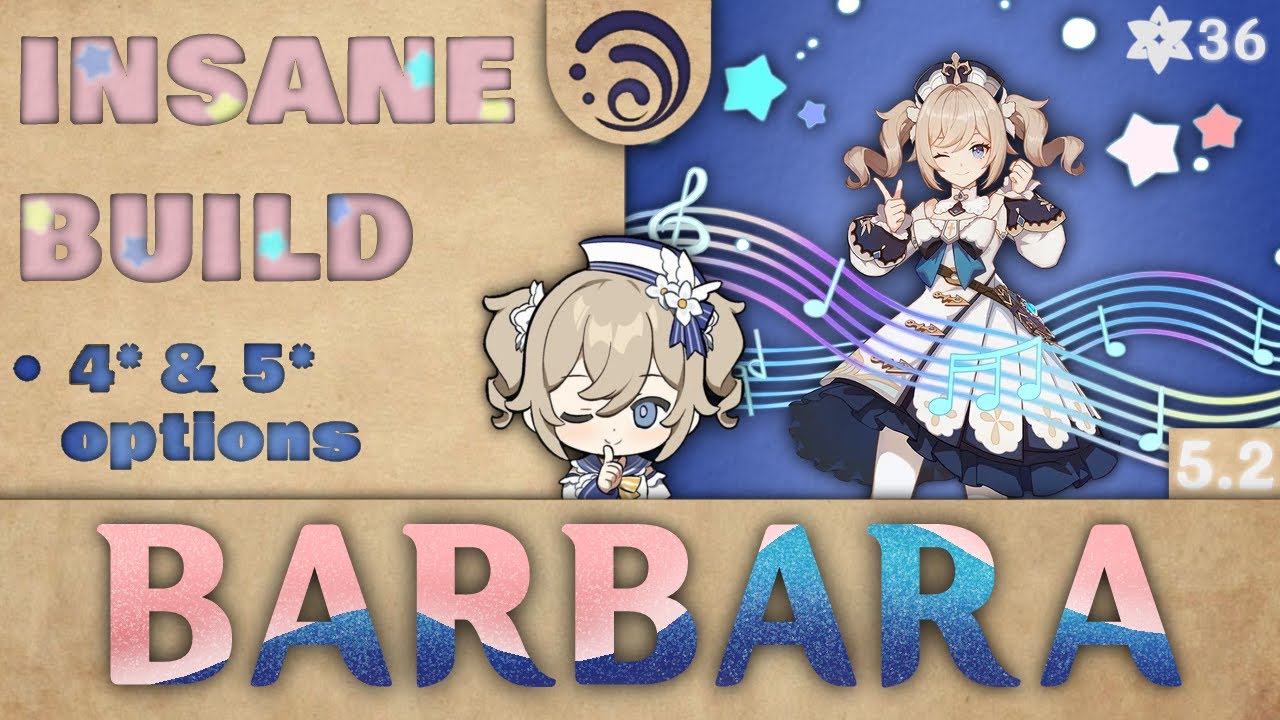 BARBARA GUIDE in 2024 | Talents, Artifacts, Weapons, Team Comps ...