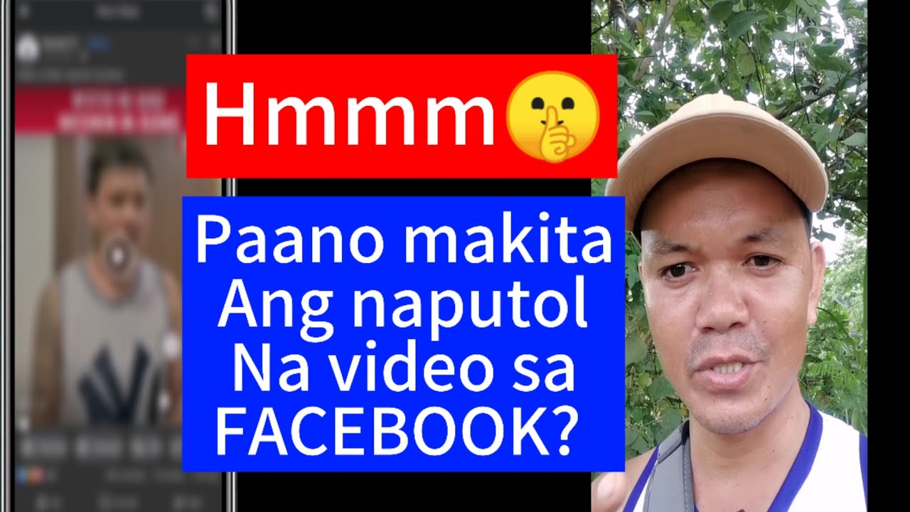 Paano makita ang naputol na video sa facebook? - YouTube