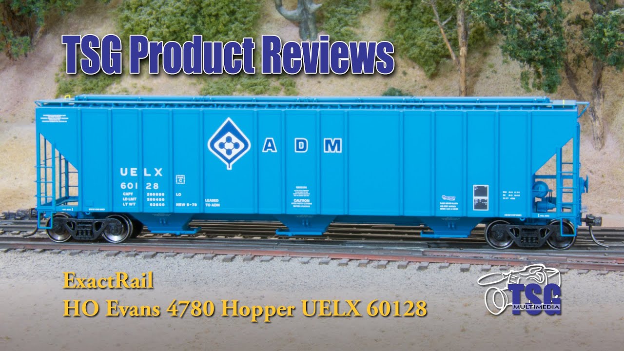 HO Scale Covered Hopper ExactRail Product Review - YouTube