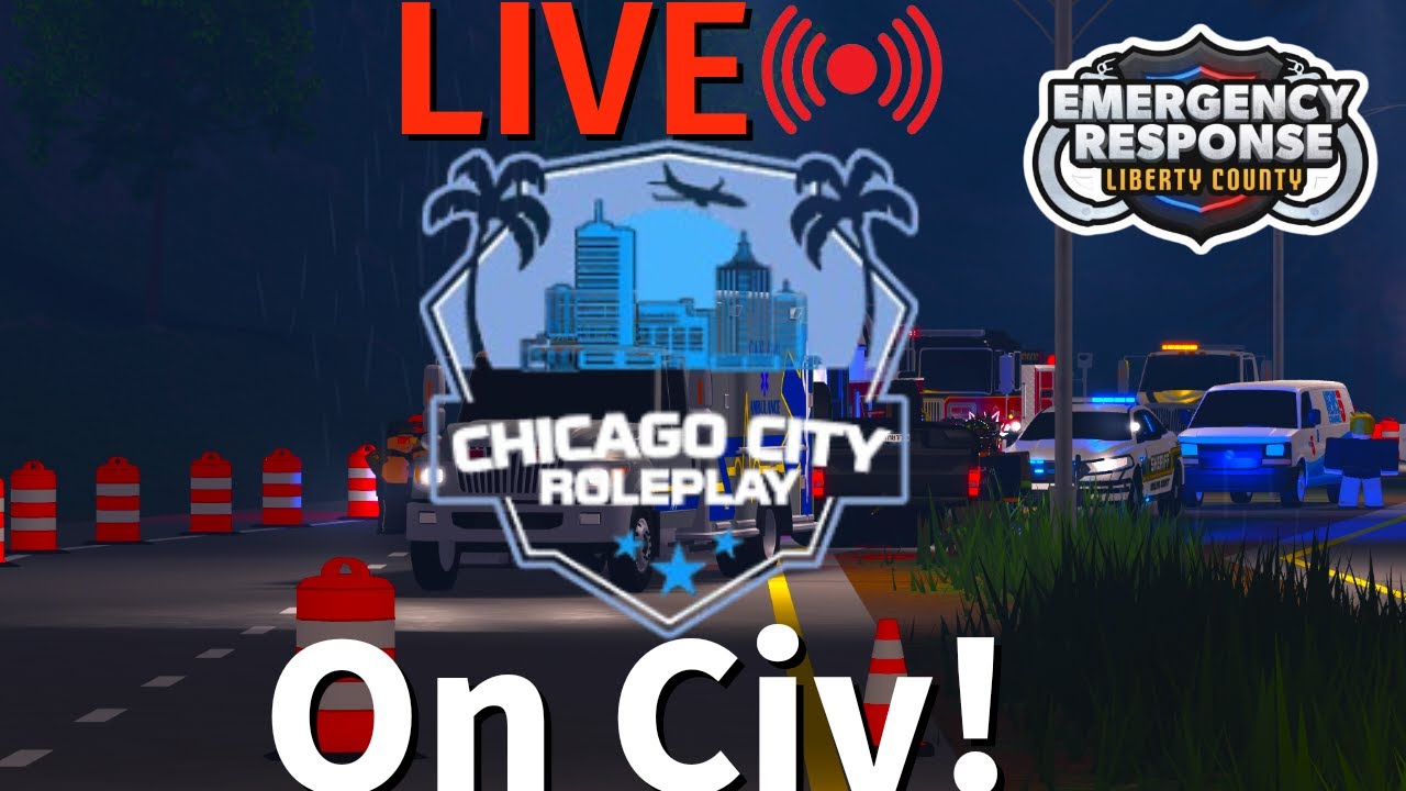 Live ER:LC On Civ! | Chicago City Roleplay - YouTube