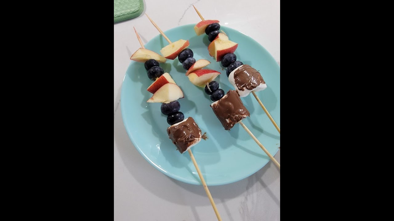 Making Fruit and Marshmallow stick - YouTube