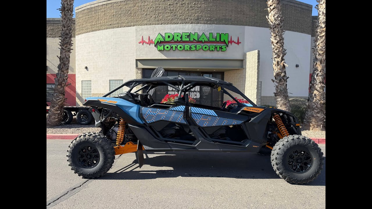 2025 Can Am Maverick X3 Max RS Turbo RR Scandi Blue & Orange Crush ...