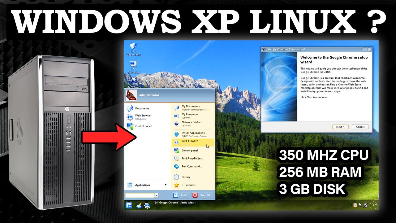 Windows XP Linux? This is the lightest OS for any Laptop or PC! - Q4OS ...